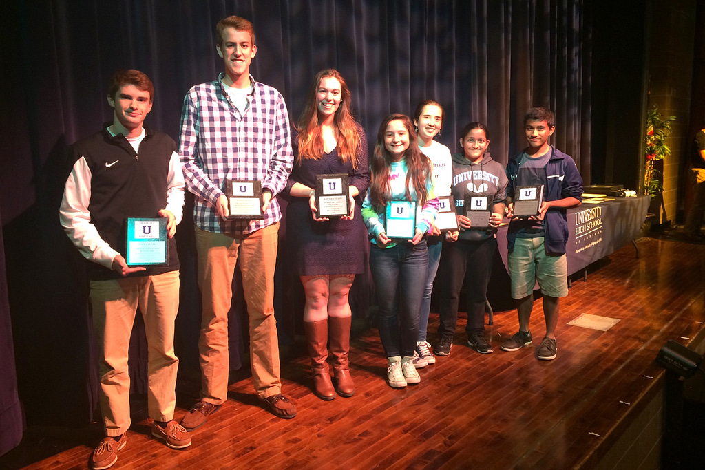 Fall Athletes Recognized at Sports Awards Night - University High School