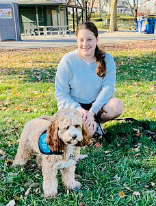 University High School Junior Earns Paws Dog Handler Certification ...