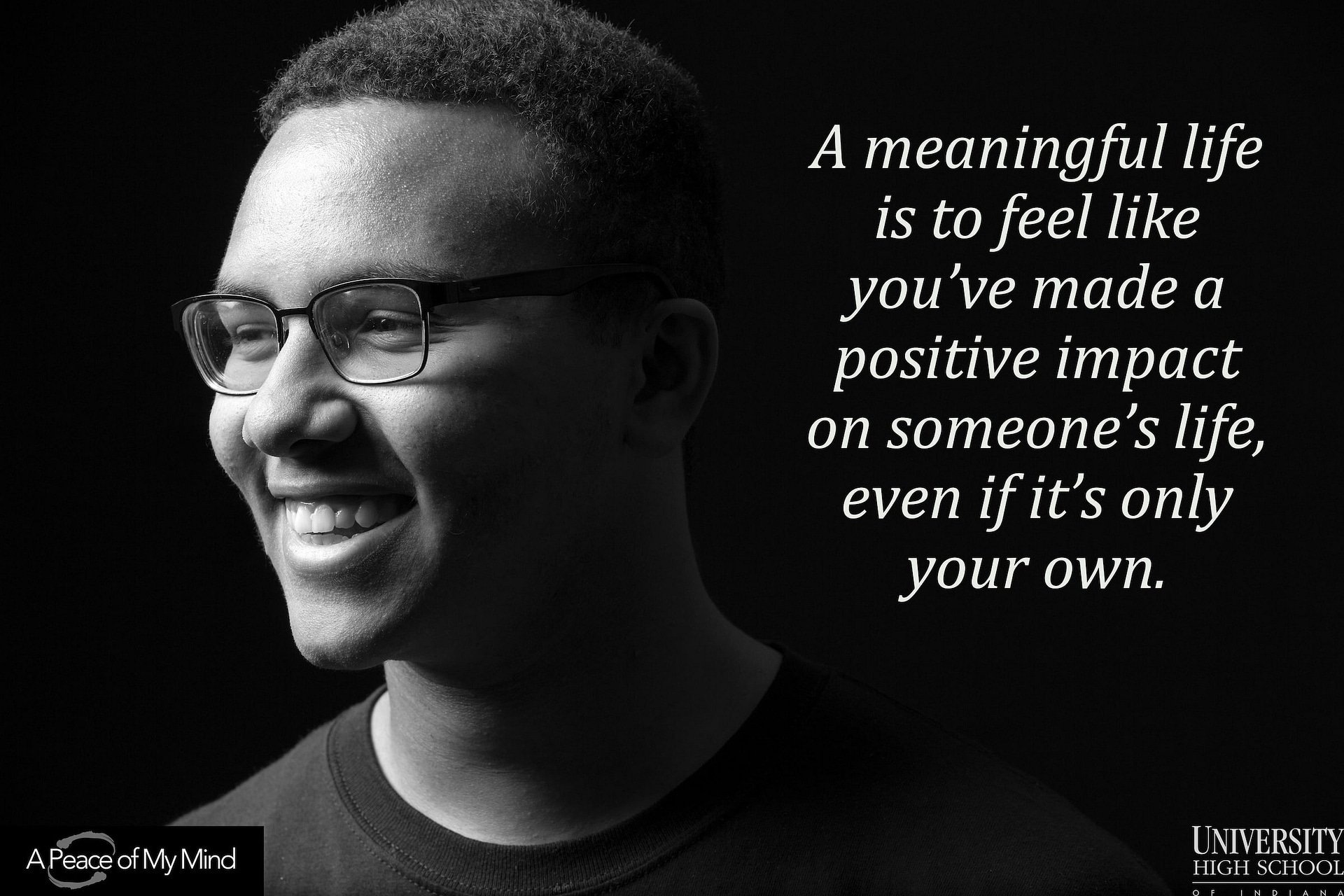 What Makes a Meaningful Life? Students Offer Thoughts - University High ...