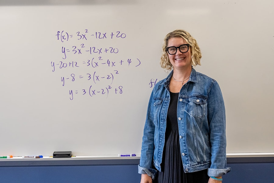 Ally Domke, Math Teacher - University High School