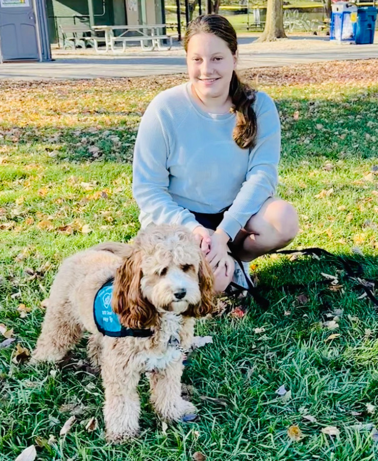 University High School Junior Earns Paws Dog Handler Certification ...